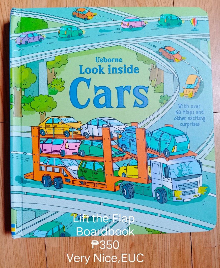 Usborne Look Inside Cars Lift the Flap Book, Hobbies & Toys, Books ...