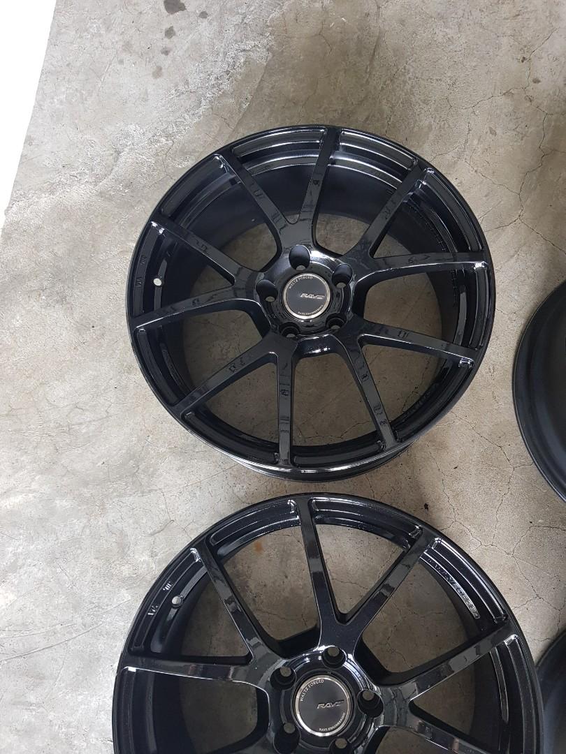 Used 18" Original Rays 5/112 Rims, Car Accessories, Tyres & Rims on ...