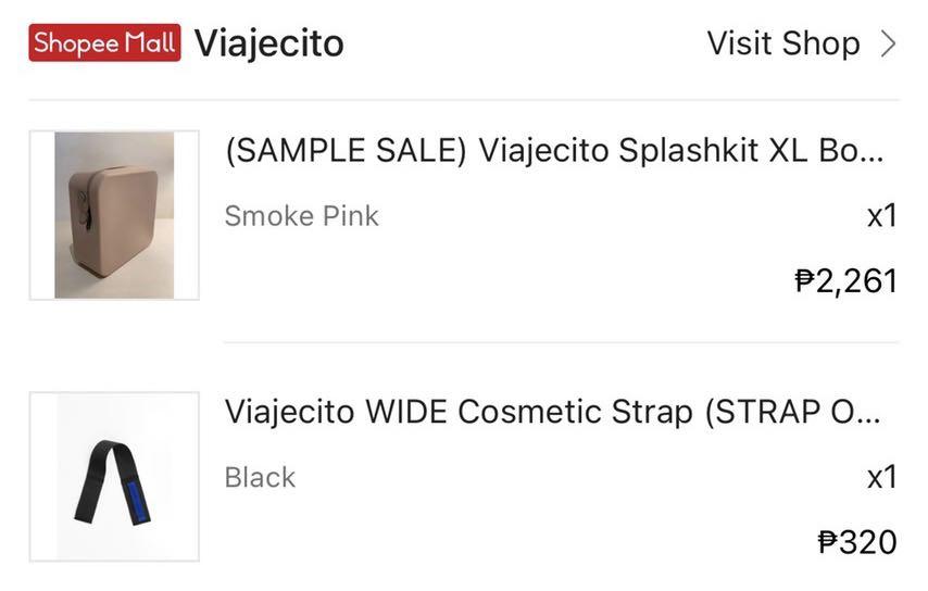 Viajecito Splashkit XL in Smoke Pink, Women's Fashion, Bags & Wallets ...