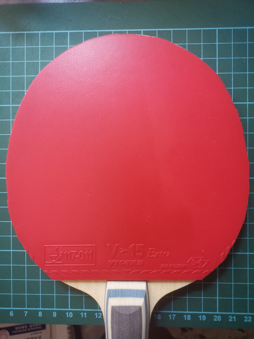 Victas V>15 Extra Red Max Table Tennis Rubber, Sports Equipment, Other Sports Equipment and ...