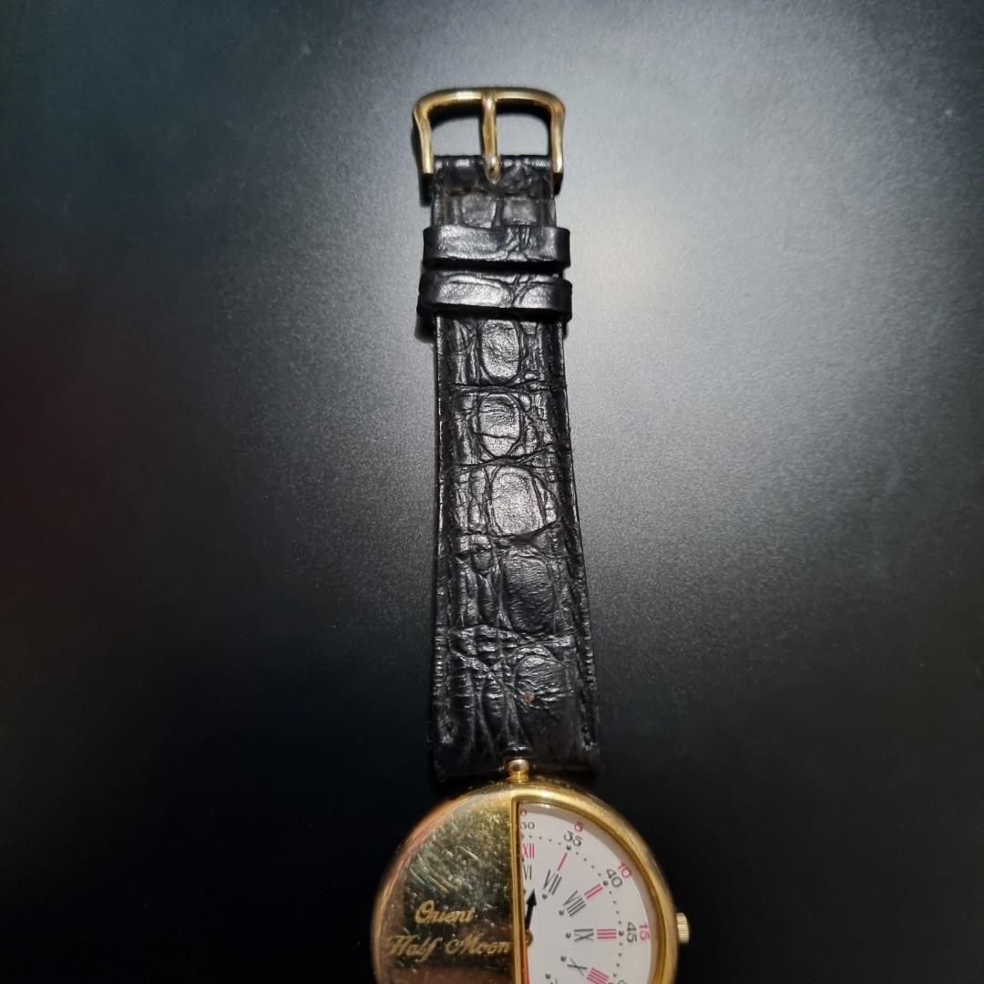 Vintage Orient Half Moon Watch, Luxury, Watches on Carousell