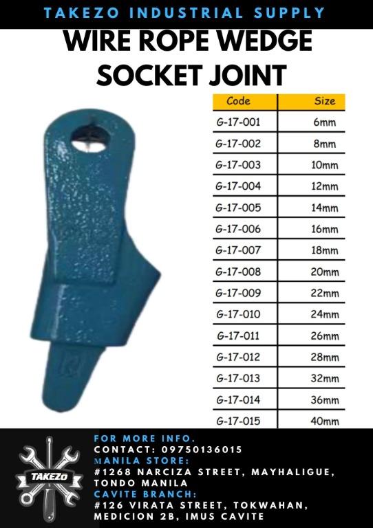 Wire Rope Wedge Socket Joint, Commercial & Industrial, Industrial ...
