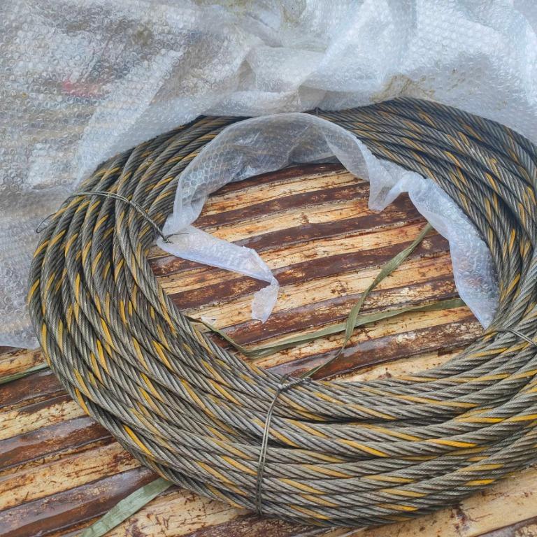 Wire rope yellow strand, Commercial & Industrial, Construction Tools ...