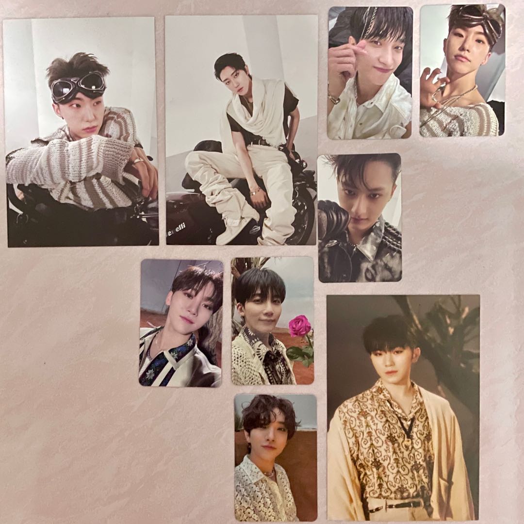[wtt] svt face the sun pc seventeen fts album photocards hoshi jeonghan ...