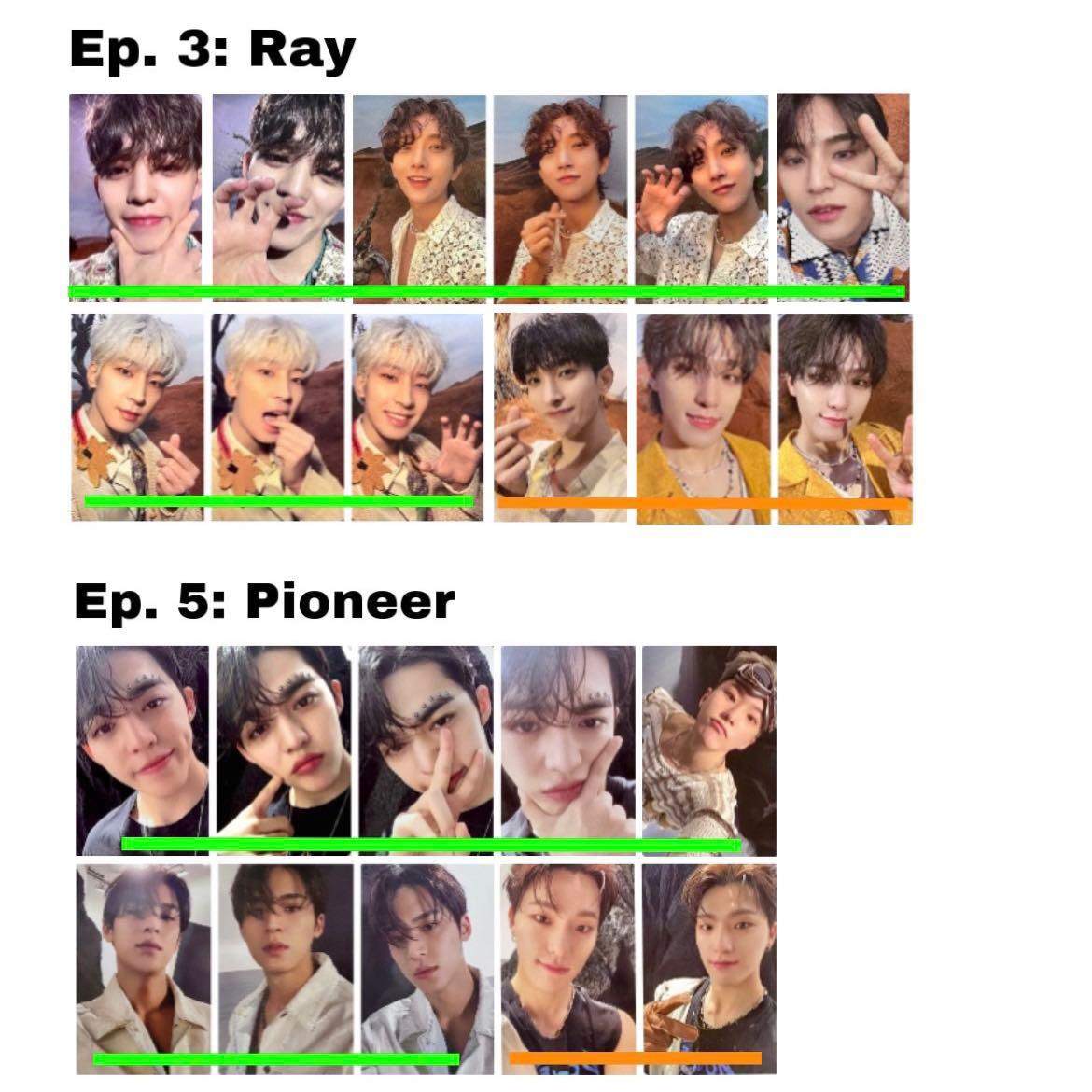 [wtt] svt face the sun pc seventeen fts album photocards hoshi jeonghan ...