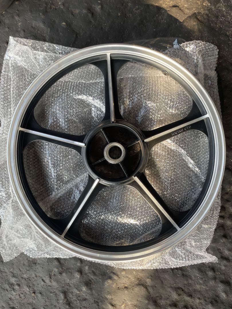 Yamaha RXZ 5 batang Hitam sport rim, Motorbikes on Carousell