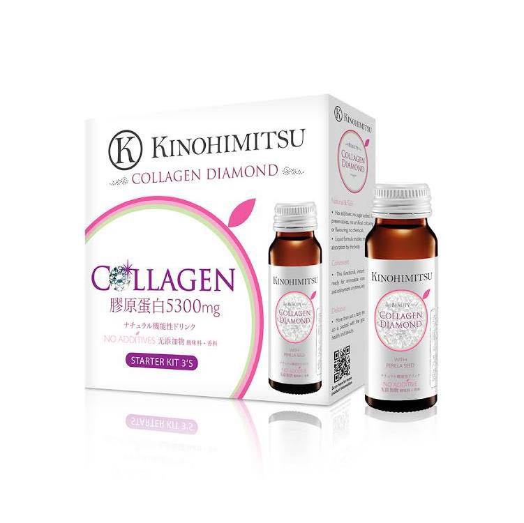10 bottles Kinohimitsu Collagen Drink diamond, Health & Nutrition ...