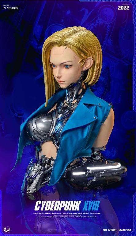 1/1 Studio - Cyberpunk Android 18 Bust, Hobbies & Toys, Toys & Games on ...
