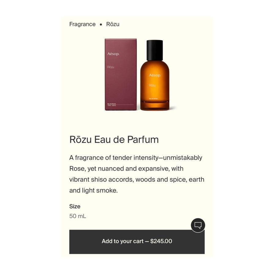 Aesop perfume Tacit Rozu Karst, Beauty & Personal Care, Fragrance ... Aesop perfume Tacit Rozu Karst, Beauty & Personal Care, Fragrance ...