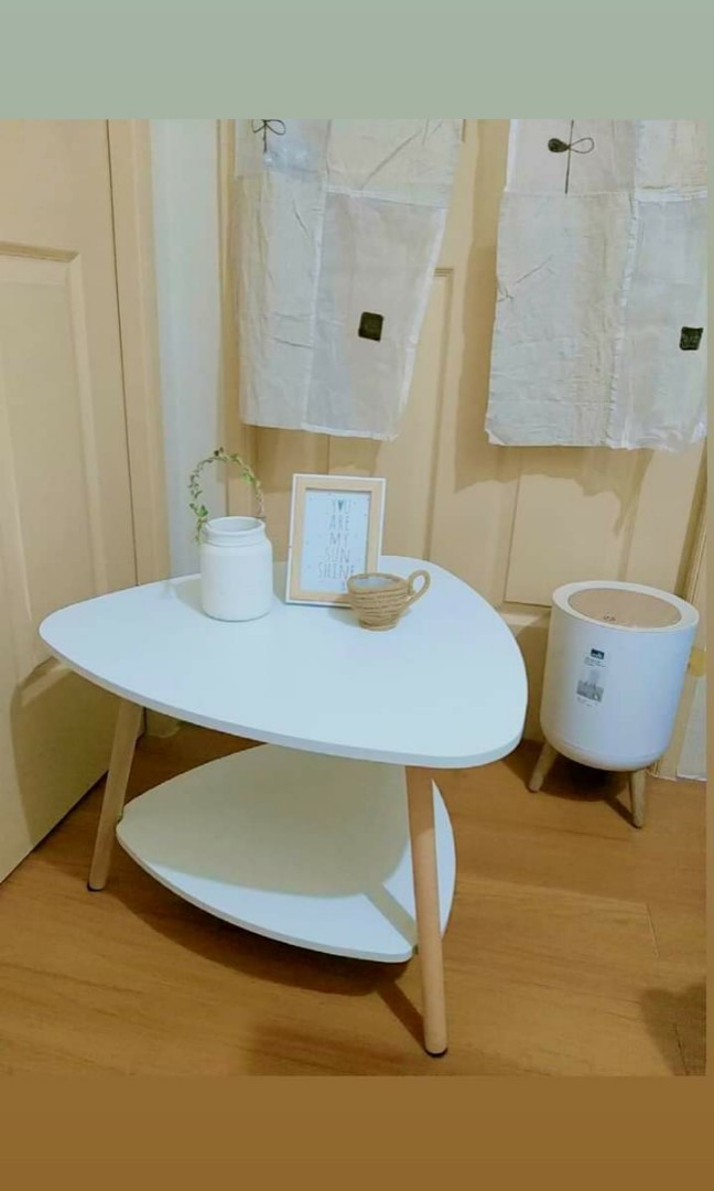 Aesthetic minimalist coffee center table, Furniture & Home Living ...