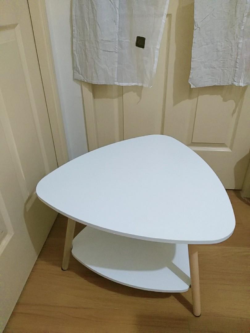 Aesthetic minimalist coffee center table, Furniture & Home Living ...