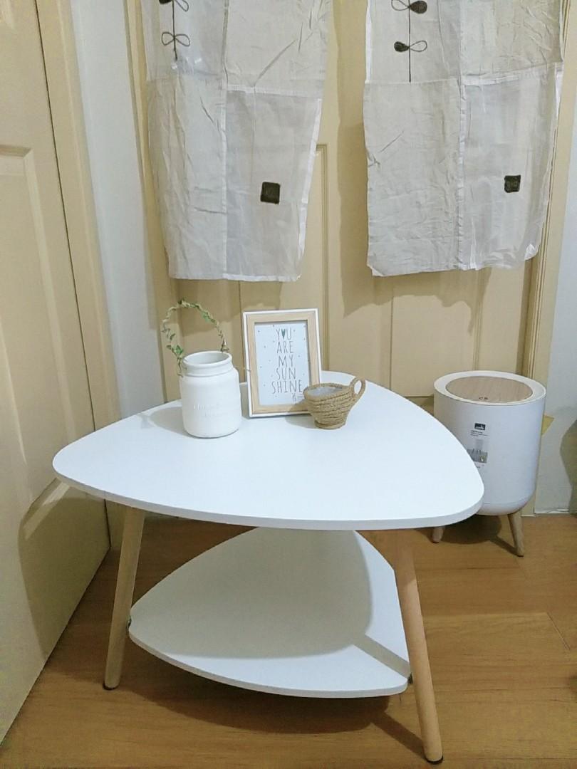 Aesthetic minimalist coffee center table, Furniture & Home Living ...