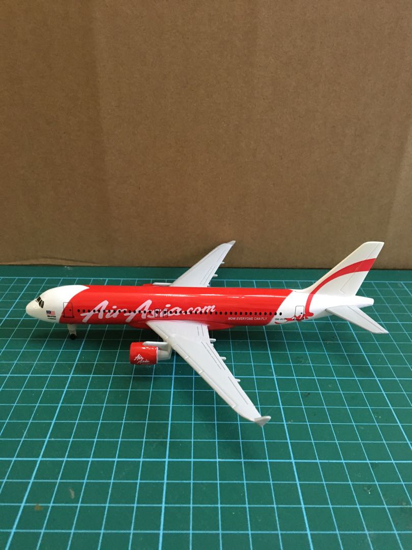 AirAsia Airbus A320 model plane, Hobbies & Toys, Toys & Games on Carousell