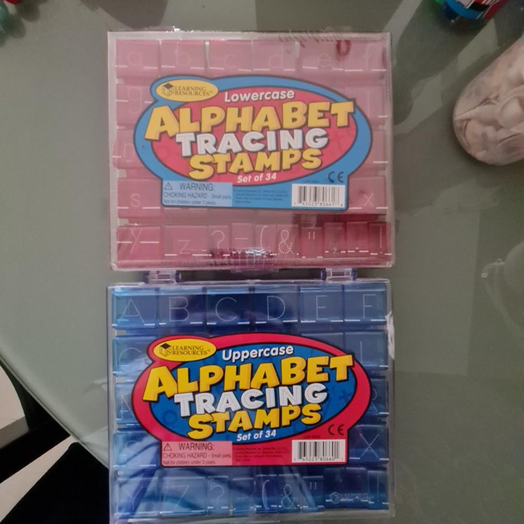 Alphabet Tracing Stamps, Hobbies & Toys, Stationery & Craft, Other ...