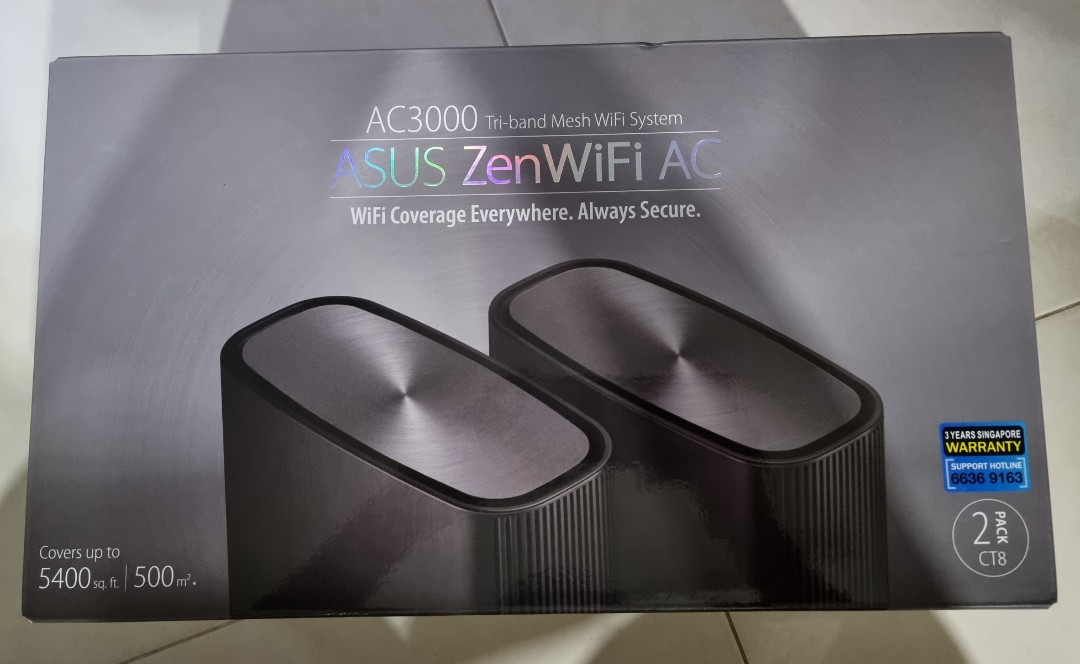 ASUS ZENWIFI AC3000 (CT8), Computers & Tech, Parts & Accessories, Networking on Carousell