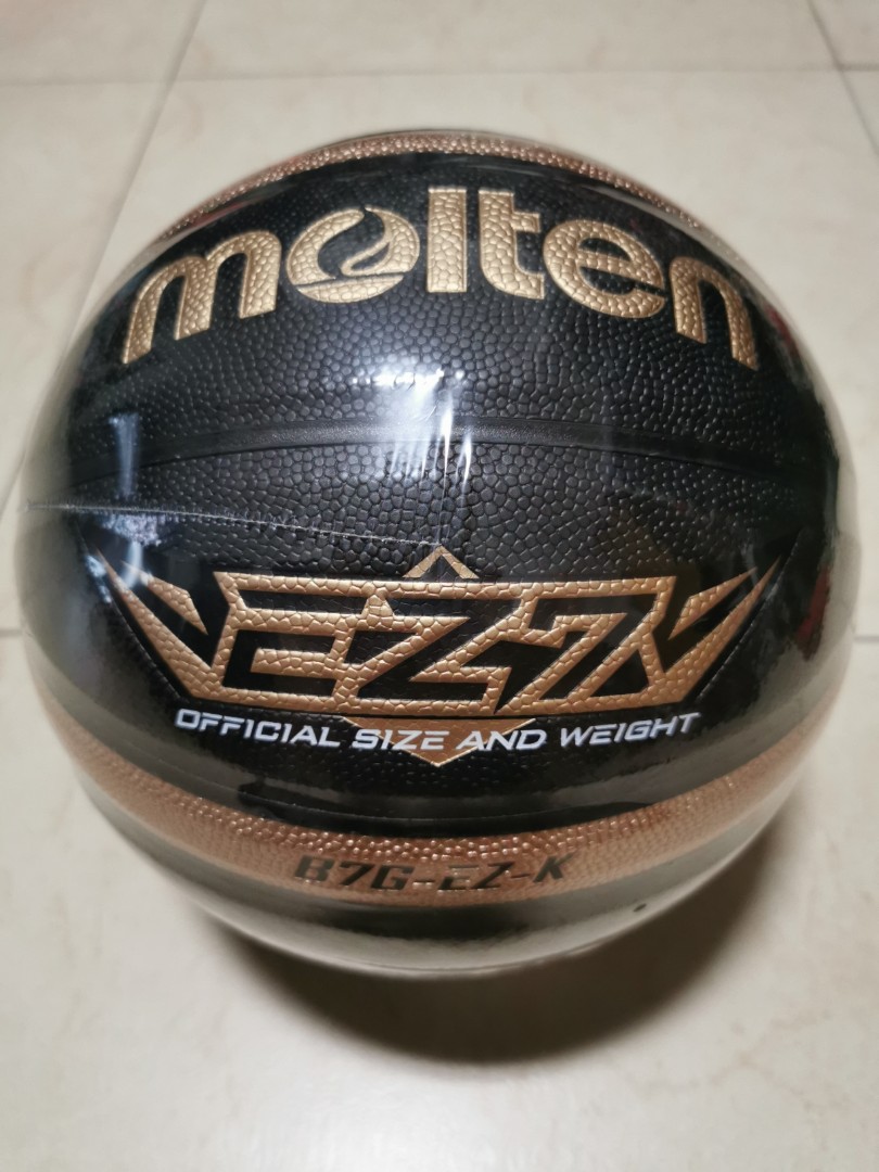 Authentic Molten EZ7X Basketball gold and black gg7x, Sports Equipment ...
