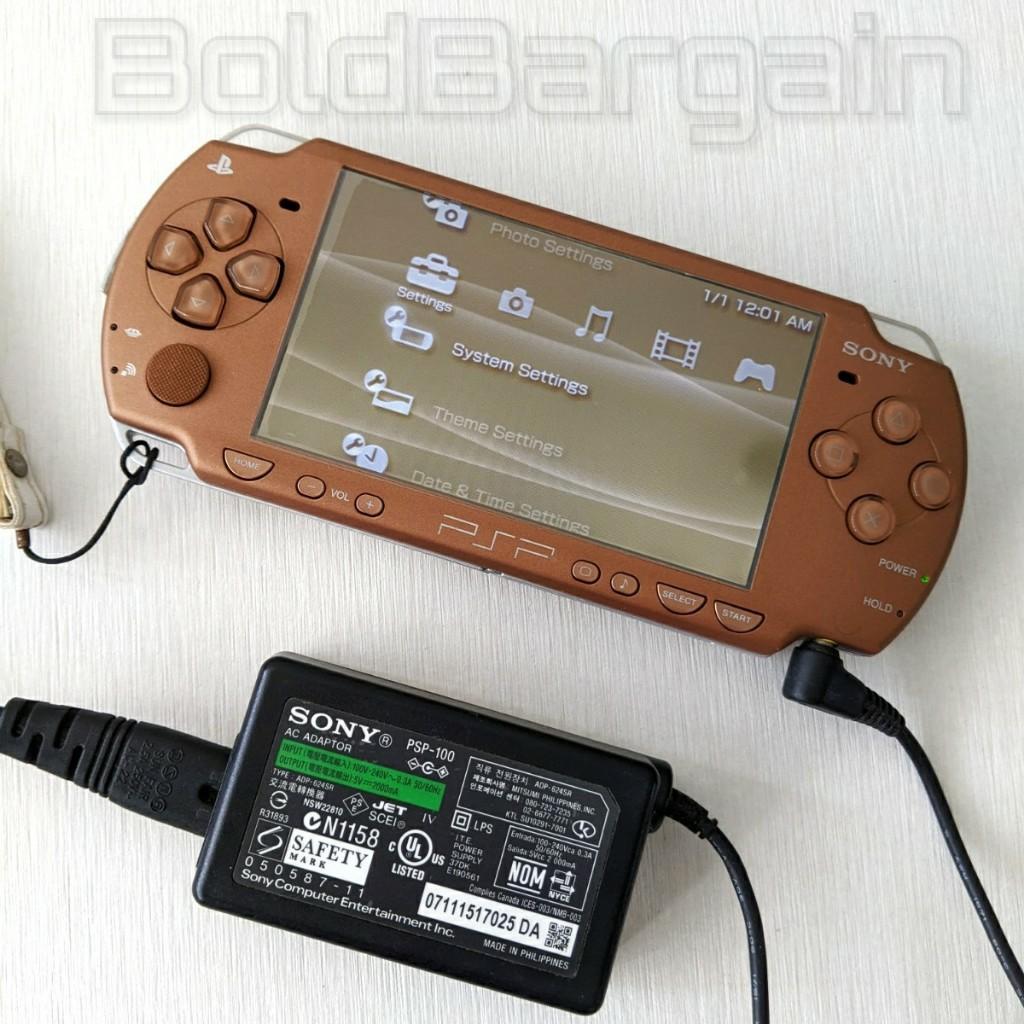 Authentic SONY PSP 2006 aka PSP Slim PlayStation Portable Game Console ...