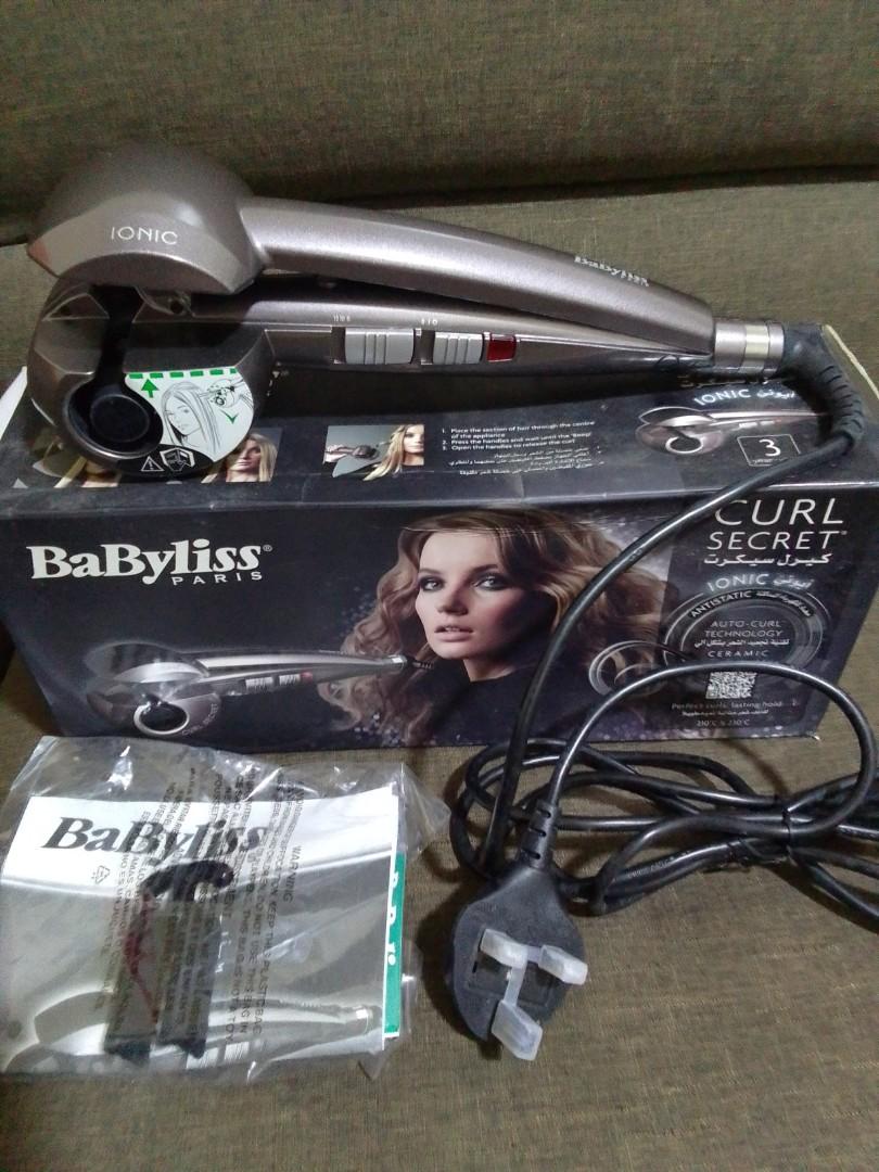 Babyliss Automatic Hair Curler, Beauty & Personal Care, Hair on Carousell