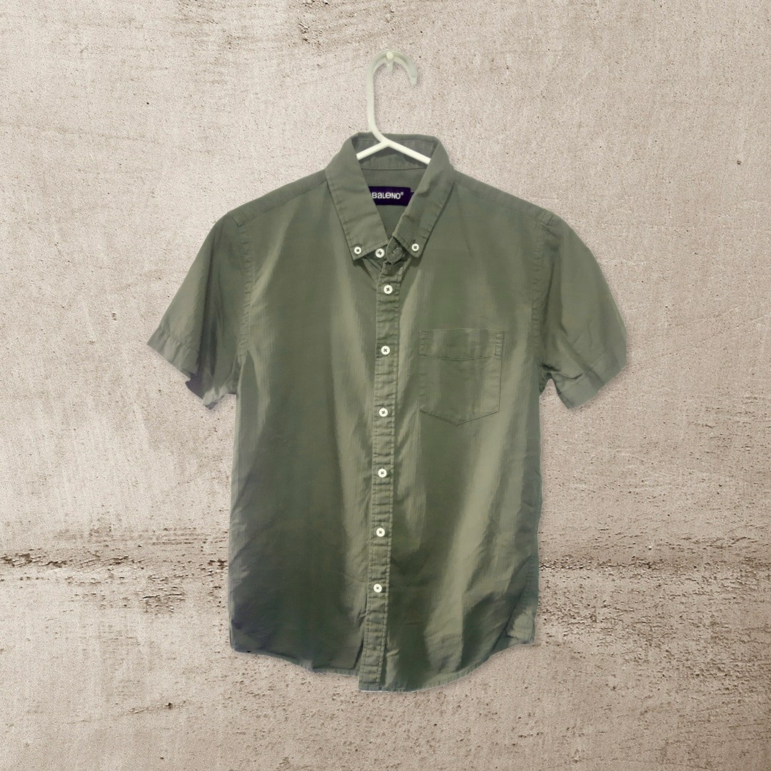 Baleno Shortsleeve Polo (Men-Army Green), Men's Fashion, Tops & Sets ...