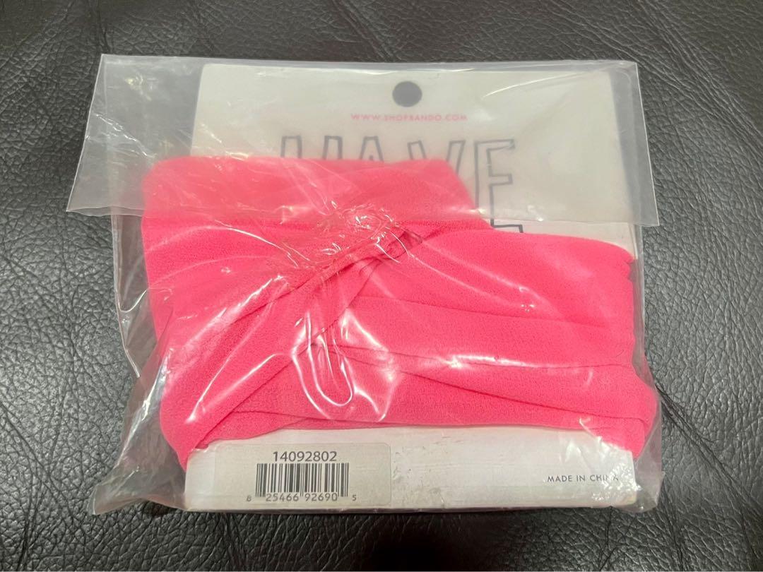Ban.do Pink Twist Scarf, Women's Fashion, Watches & Accessories, Hair ...