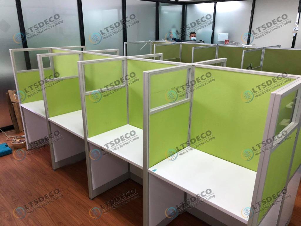 BPO MODULAR CALL CENTER TABLE OFFICE PARTITION FURNITURE, Furniture ...