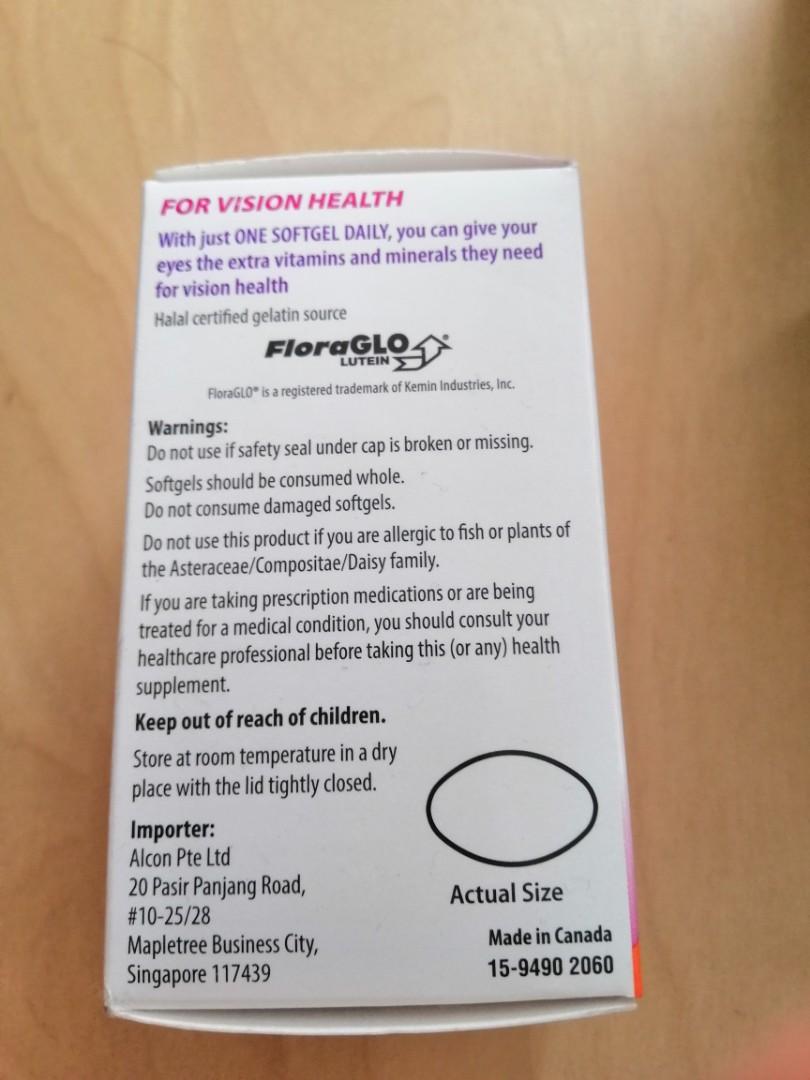 Brand New Vitalux I Caps Plus, Beauty & Personal Care, Vision Care on ...