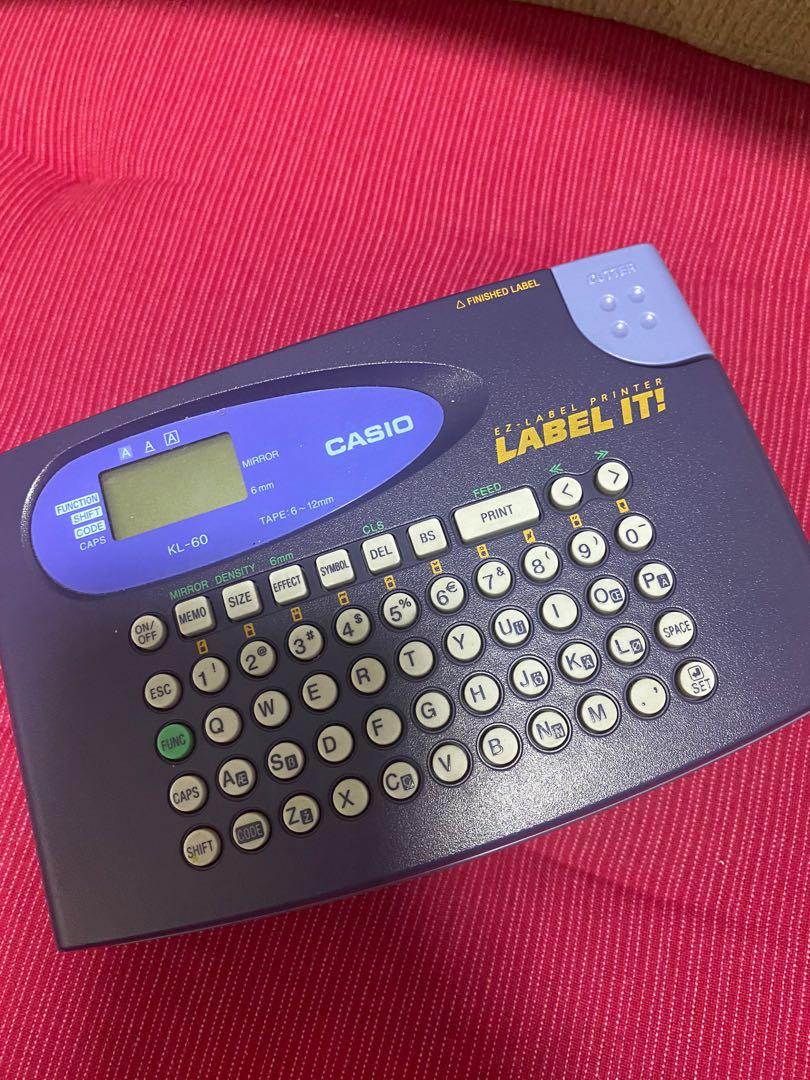 Casio labeler, Computers & Tech, Printers, Scanners & Copiers on Carousell