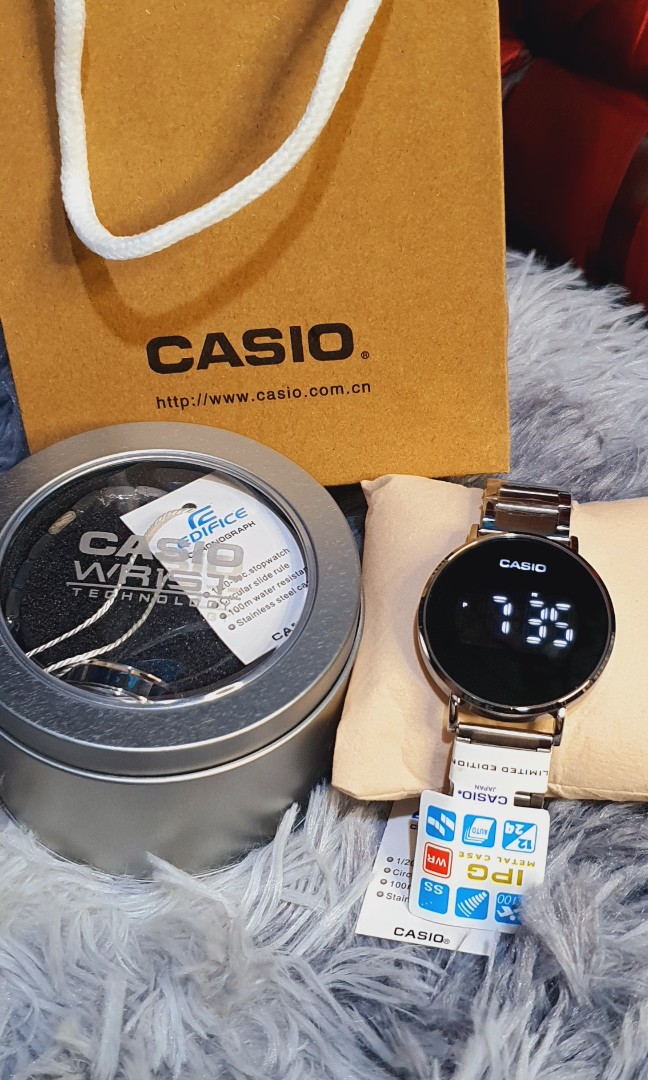 Casio touch edifice, Luxury, Watches on Carousell