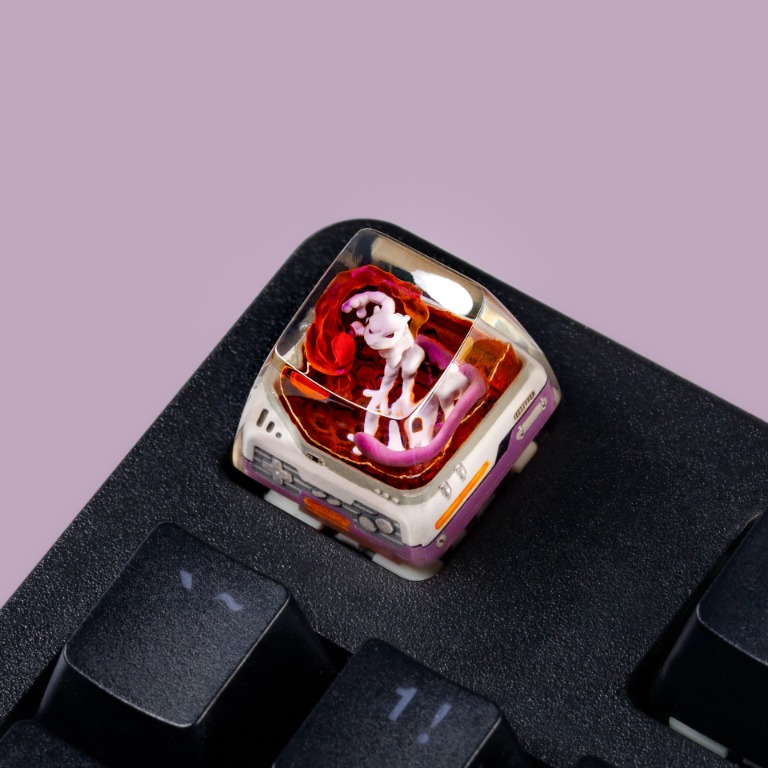 [CHEAPEST] S-craft Mewtwo Artisan Keycap, Computers & Tech, Parts ...