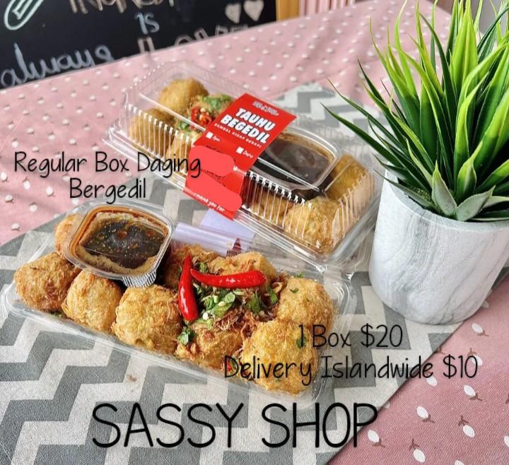 Daging Tahu Bergedil REGULAR BOX, Food & Drinks, Local Eats on Carousell