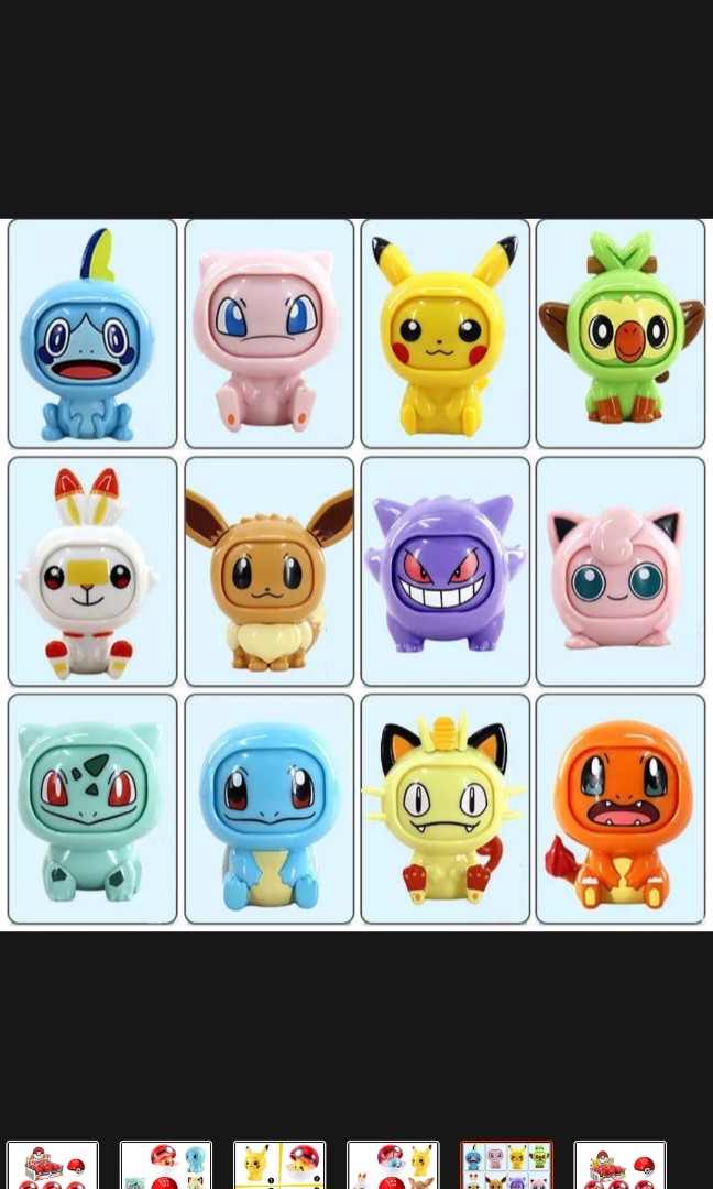 Face changing pokemon, Hobbies & Toys, Toys & Games on Carousell