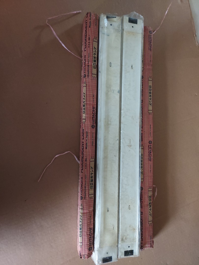 Florescent light sets x2, Furniture & Home Living, Lighting & Fans ...