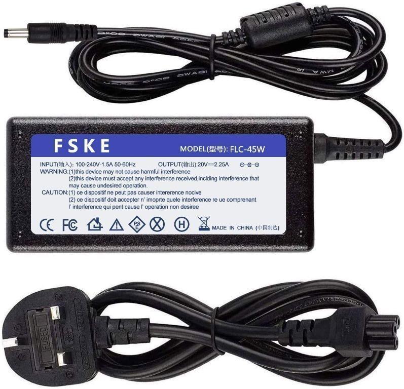 FSKE 45W Lenovo Laptop Charger 20V 2.25A for Lenovo Ideapad 310 100S ...