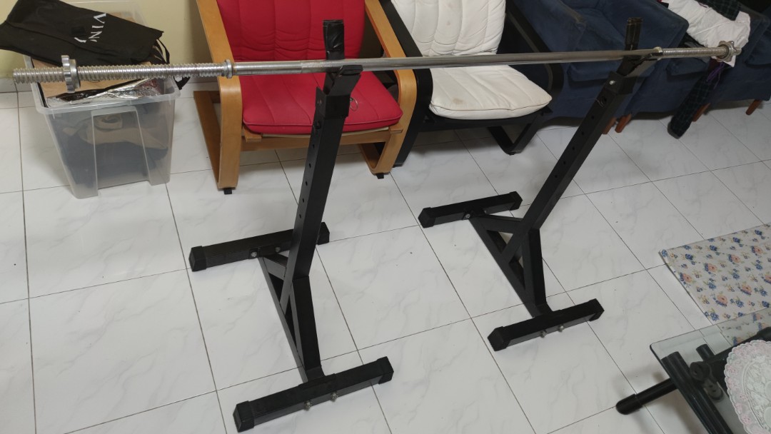Bench press/Squat Rack (Without barbell), Sports Equipment, Exercise ...