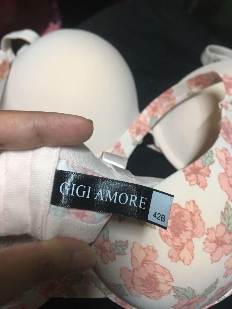 GIGI AMORE BRA 2PCS, Women's Fashion, Undergarments & Loungewear on Carousell