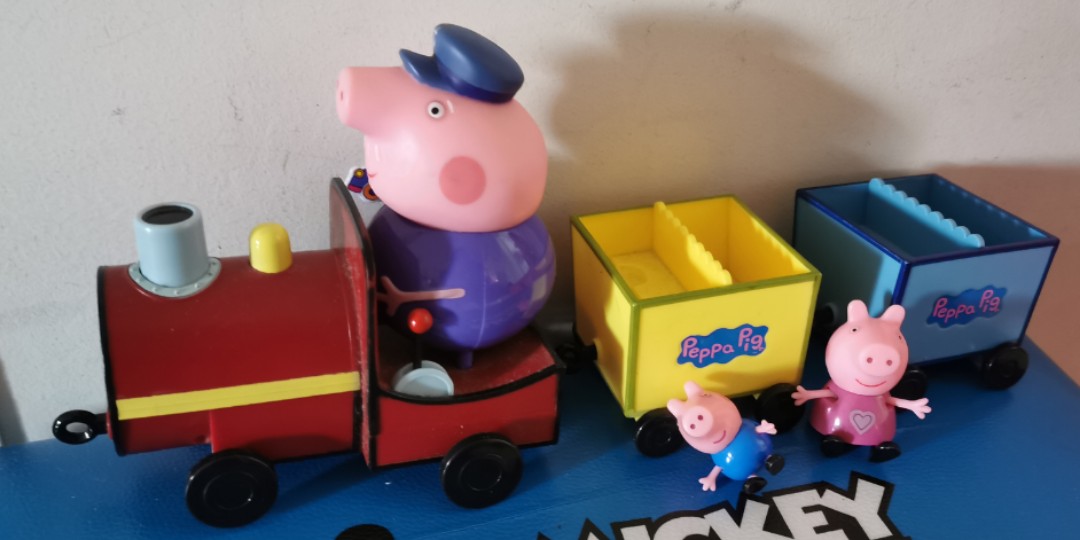 Granpa Peppa train with Peppa and George, Babies & Kids, Infant ...