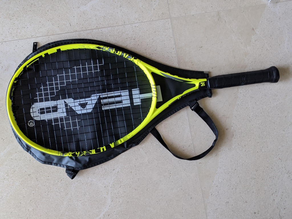 HEAD Unisex's MX Spark Elite Tennis Racket, Yellow, Sports Equipment ...