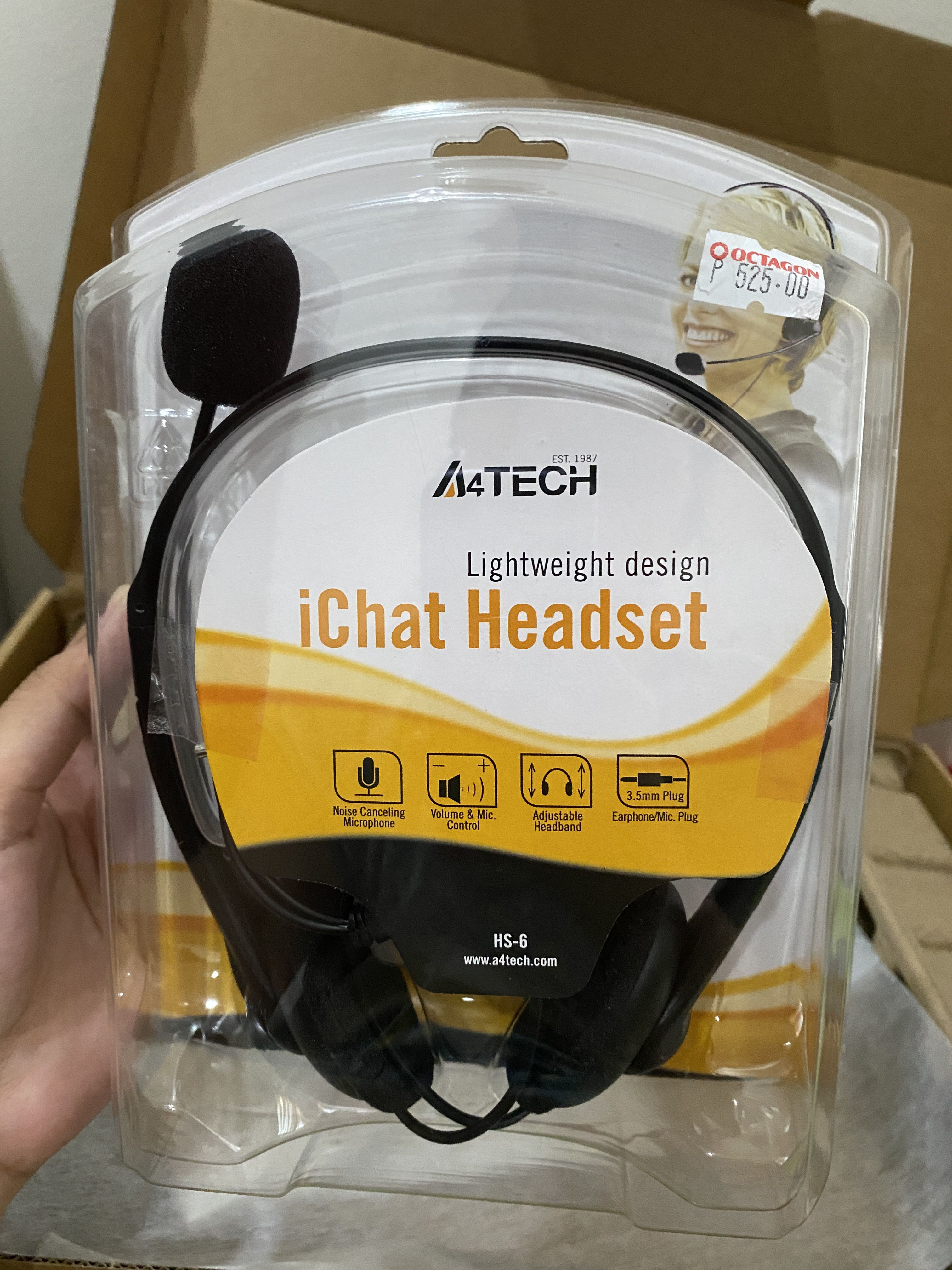 Headset A4tech, Audio, Headphones & Headsets on Carousell
