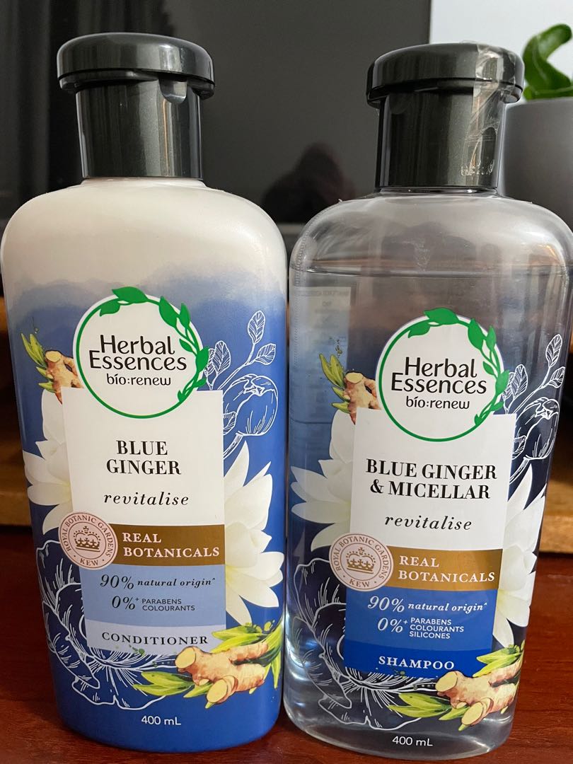 Herbal Essences Blue Ginger & Micellar Shampoo and Conditioner, Beauty ...