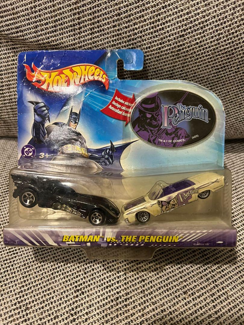 HotWheels Batman Vs. The Penguin 2 Pack 1:64 Scale Die Cast Cars ...