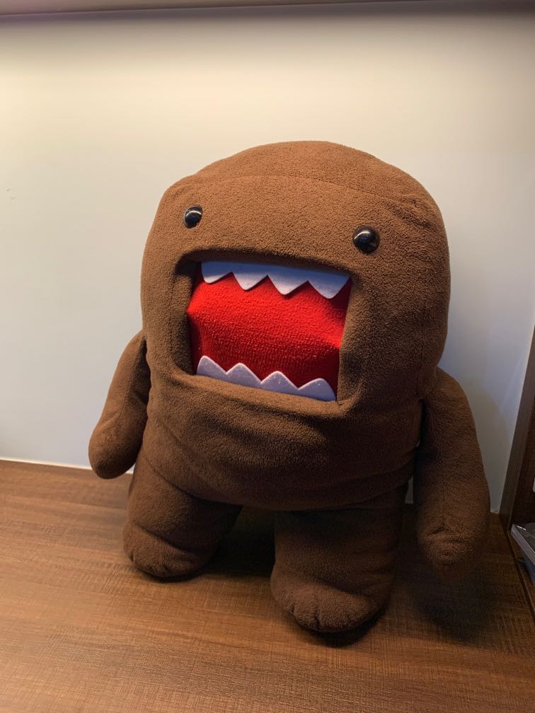 Huge DOMO plushie soft toy (bigger than a baby), Hobbies & Toys, Toys ...
