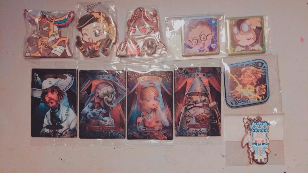 Identity V IDV Rubber Keychain / badge / wafer cards, Hobbies & Toys ...