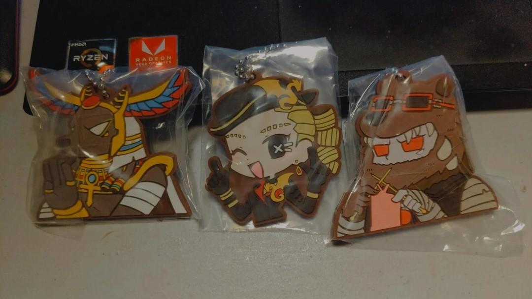 Identity V IDV Rubber Keychain / badge / wafer cards, Hobbies & Toys ...