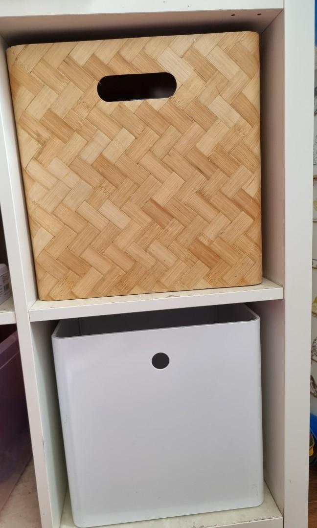 IKEA Bullig bamboo storage box, Furniture & Home Living, Home ...