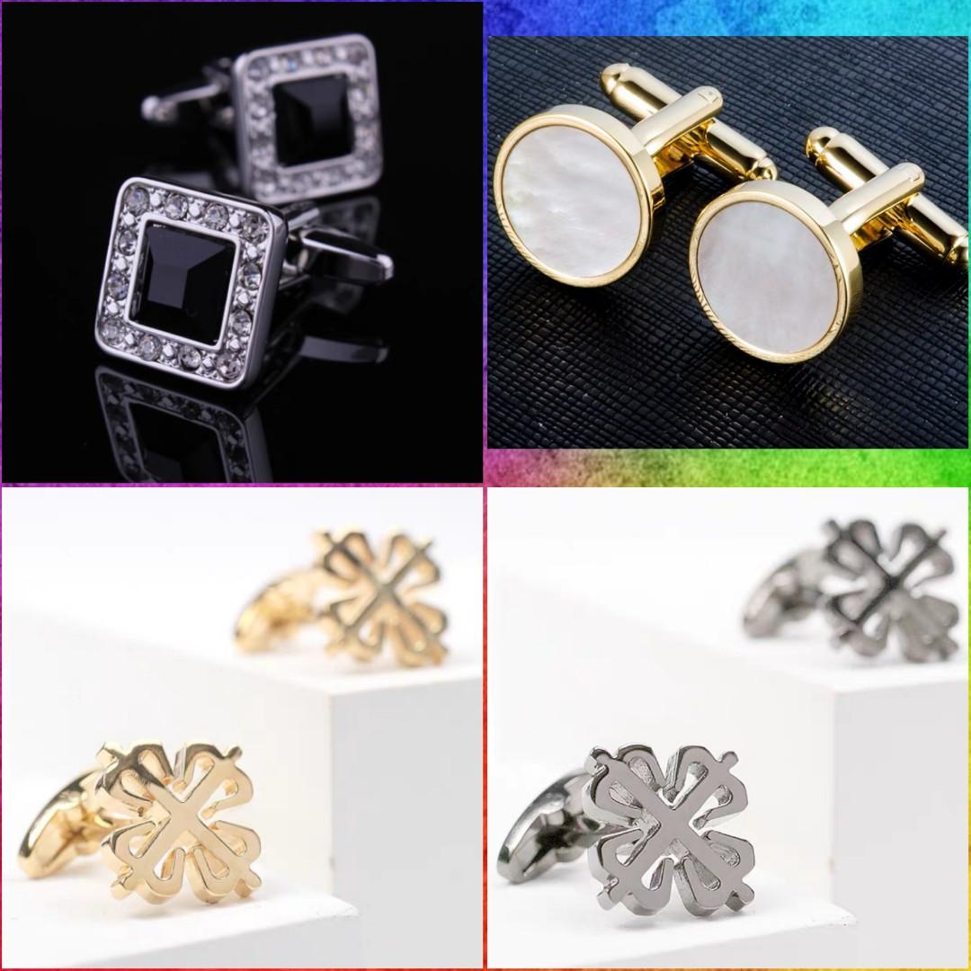 [SG ready Stock] Classy Cuff links for formal wear, Men's Fashion, Watches & Accessories, Cuff ...
