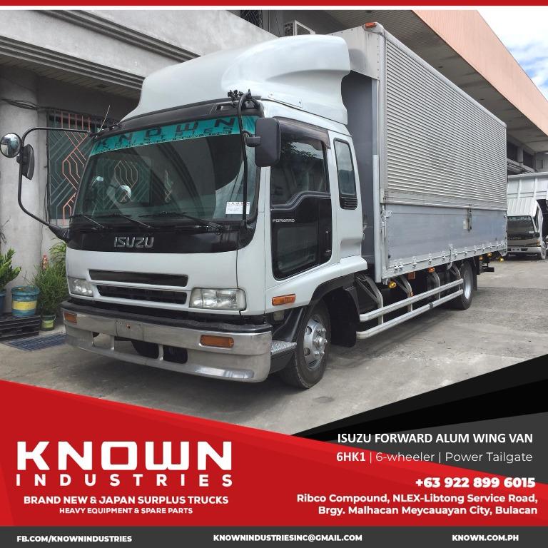 ISUZU FORWARD ALUMINUM WING VAN WITH POWER TAILGATE, Special Vehicles ...