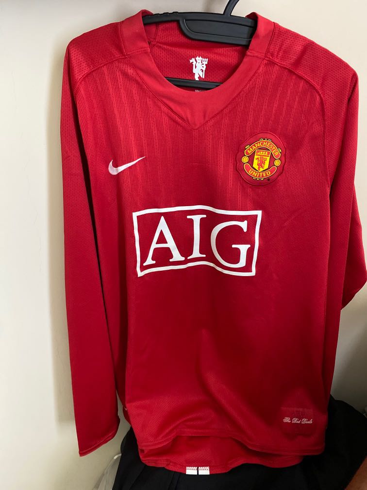 Jersey MU AIG Original (Lengan Panjang), Olah Raga, Baju Olahraga di ...