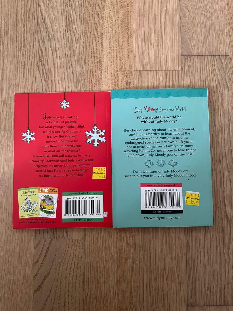 JUDY MOODY BOOK SERIES, 興趣及遊戲, 書本 & 文具, 小說 & 故事書 - Carousell