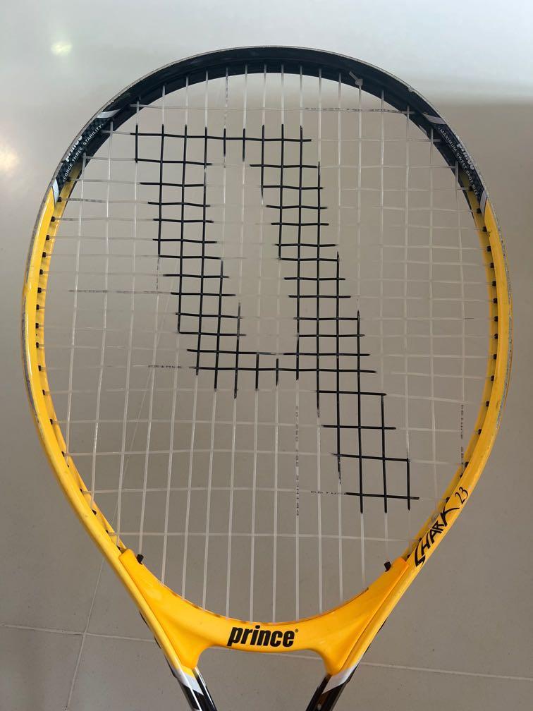 Junior tennis racket Prince Shark 23, Sports Equipment, Sports & Games ...