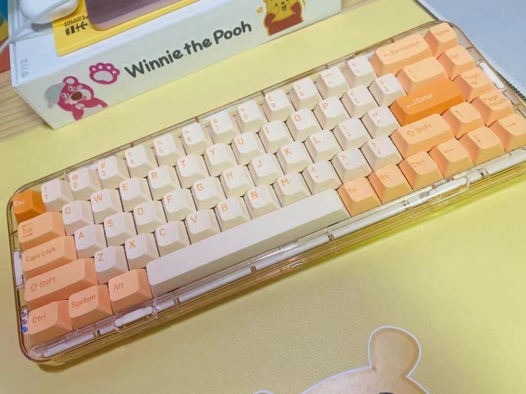 Keycaps 68% Melgeek Mojo 68 Rose Keycap (have command and option for ...